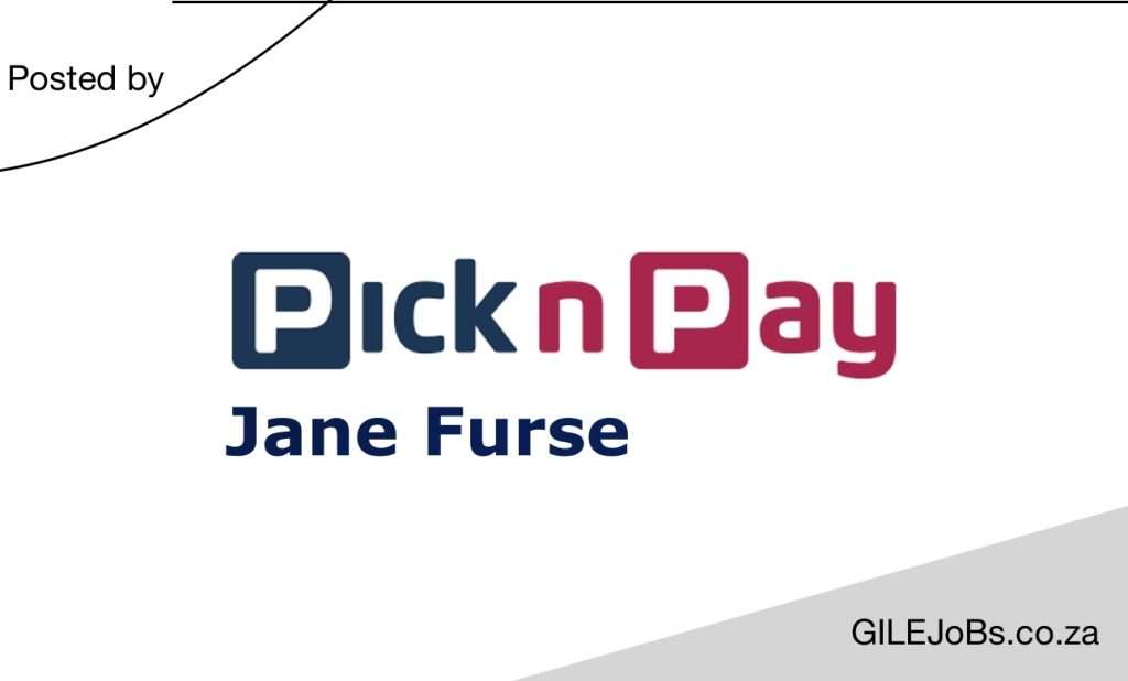 Pick n Pay Jane Furse: W&RSETA Learnerships 2025 / 2026 | GILE JoBs ...