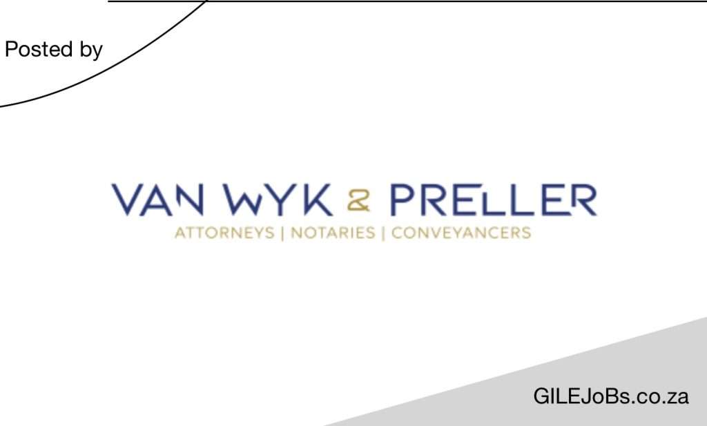Van Wyk & Preller: Candidate Attorney Programme 2025 / 2026 | GILE JoBs ...